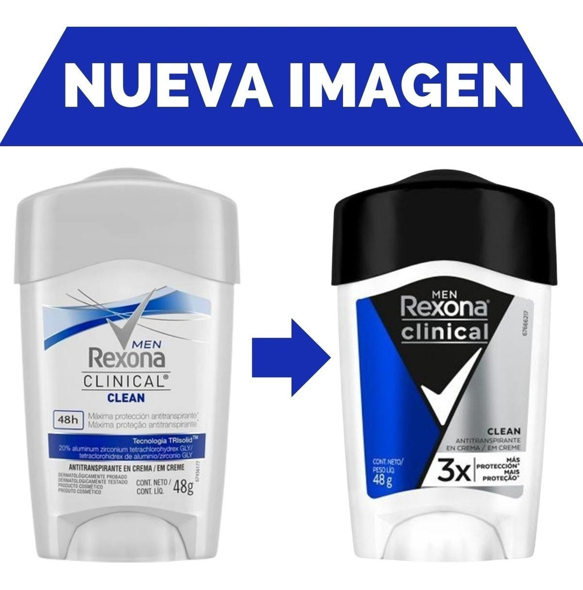 Rexona Clinical Men Pack 5 Unid - Drogueria Farmaweb