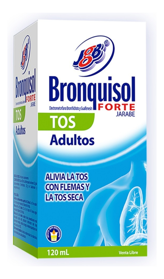 Bronquisol Forte Jarabe Adulto Tos Seca 120 Ml - Drogueria Farmaweb