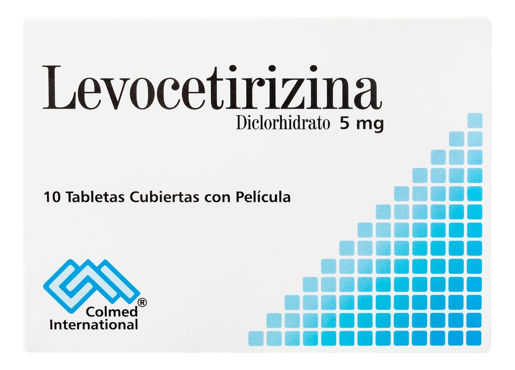 Levocetirizina 5 Mg 10 Tabletas Colmed - Drogueria Farmaweb