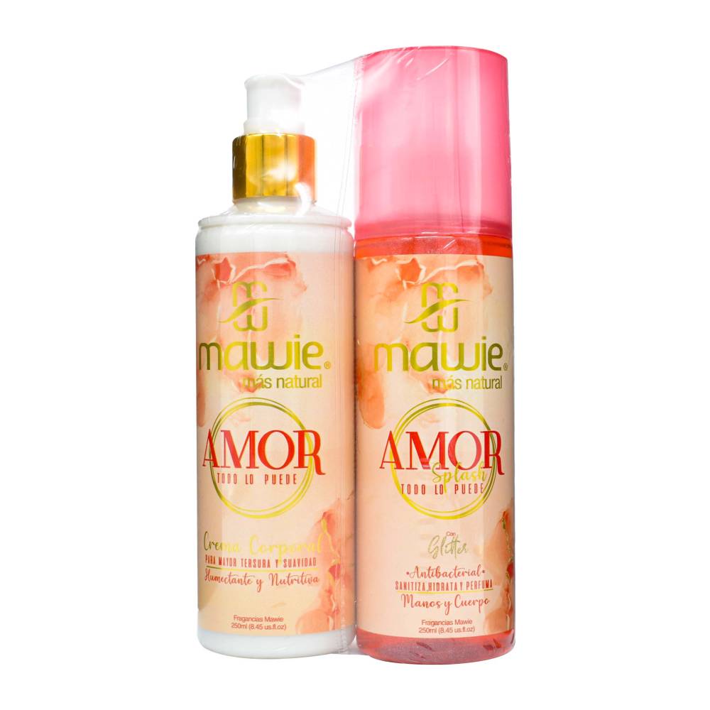 Crema Mawie Amor 250 Ml + Splash Amor 250ml - Drogueria Farmaweb