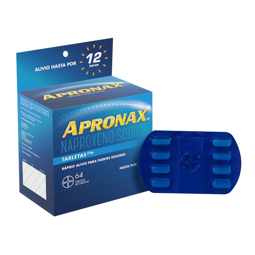 Apronax 275 Mg 64 Tabletas - Drogueria Farmaweb