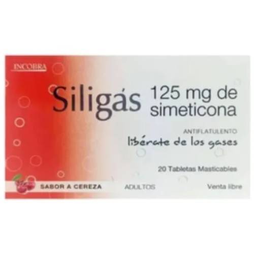 Siligas Mast Sabor Cereza 20 Tabletas - Drogueria Farmaweb